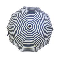 China 110cm Auto Open Umbrella Fiberglass Frame 10 Ribs Metal Shaft Rubber Handle for sale