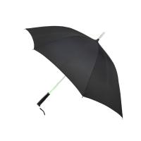 China Standard Size Manual Open LED Shaft Umbrella With Windproof Frame for sale