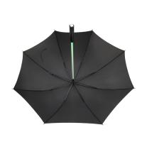 China Standard Size Manual Open LED Shaft Umbrella With Windproof Frame for sale