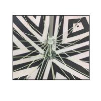 China Custom Heart Shape Fiberglass Wedding Umbrella Double Layer 32 Inch Auto Open for Bride for sale