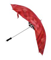 China Custom Heart Shape Fiberglass Wedding Umbrella Double Layer 32 Inch Auto Open for Bride for sale