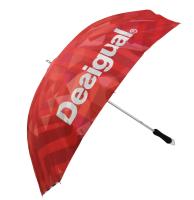 China Custom Heart Shape Fiberglass Wedding Umbrella Double Layer 32 Inch Auto Open for Bride for sale