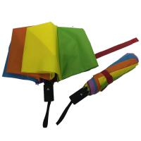 China 8 Ribs Semi Auto Open Umbrella Ladies Pongee Cover 42 Inch Arc 96cm Diameter for sale