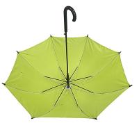China Black UV PROOF Pongee Auto Open Stick Umbrella Diameter 105cm for sale