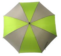 China Sleek Black Straight Handle Pongee Golf Umbrella for sale