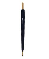 China Eco Friendly Auto Open Wood Umbrella 23 Inch 8 Panel Fiberglass Ribs Pongee Fabric for sale