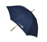 China Eco Friendly Auto Open Wood Umbrella 23 Inch 8 Panel Fiberglass Ribs Pongee Fabric for sale