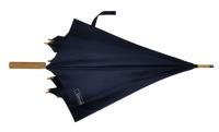 China Eco Friendly Auto Open Wood Umbrella 23 Inch 8 Panel Fiberglass Ribs Pongee Fabric for sale