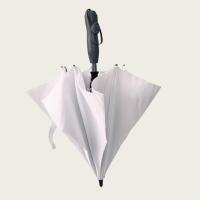 China Custom Logo 23 Inch Pongee Fan Umbrella with Steel Shaft and Fiberglass Frame for sale
