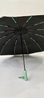 China UPF 50 Auto Open Close Pongee UV Beach Umbrella 23 Inches 12 Ribs Windproof for sale