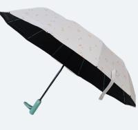 China UPF 50 Auto Open Close Pongee UV Beach Umbrella 23 Inches 12 Ribs Windproof for sale