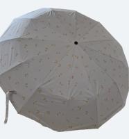 China UPF 50 Auto Open Close Pongee UV Beach Umbrella 23 Inches 12 Ribs Windproof for sale