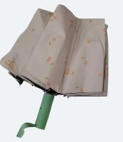 China UPF 50 Auto Open Close Pongee UV Beach Umbrella 23 Inches 12 Ribs Windproof for sale