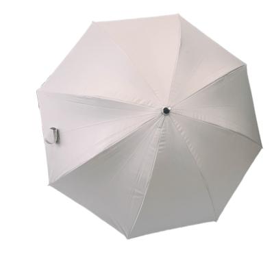 China 260g Bamboo Handle Stick Umbrella 21 Inch Black UV Coating Fiberglass Shaft for sale