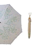 China Custom 19 Inch 8 Panel Reverse Umbrella Fiberglass Ribs Satin Fabric Manual Open 2 Folding Lightweight for sale