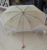China Custom 19 Inch 8 Panel Reverse Umbrella Fiberglass Ribs Satin Fabric Manual Open 2 Folding Lightweight for sale