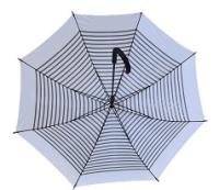 China 23 Inch Auto Open Stick Umbrella 8 Fiberglass Ribs J Shape Rubber Coated Handle for sale