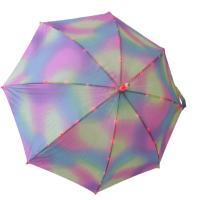 China 19 Inch Steel Fiberglass Windproof Pongee LED Safety Flashlight Umbrella for sale