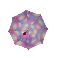 China 19 Inch Steel Fiberglass Windproof Pongee LED Safety Flashlight Umbrella for sale