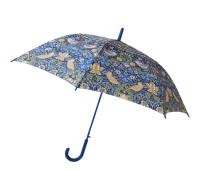 China 23 Inch Auto Open Stick Umbrella 8 Fiberglass Ribs J Shape Rubber Coated Handle for sale