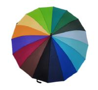 China Metal Tips Timber Grip Umbrella For Protection In Color for sale