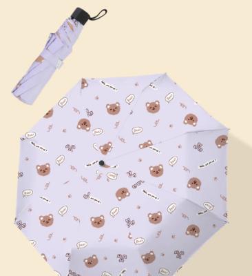 China 8-Rib Lightweight Windproof Umbrella 97cm Manual Open/Close with Aluminium Frame and 190t Pongee Fabric for sale