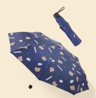 China 8-Rib Lightweight Windproof Umbrella 97cm Manual Open/Close with Aluminium Frame and 190t Pongee Fabric for sale