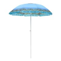 China UP-G2410 42-Inch Sunproof Beach Umbrella with UPF 50+ UV Protection and Metal Frame for sale