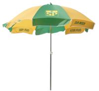 China 42 Inch UV Blocking Beach Umbrella with UPF 50+ Protection and Metal Frame for sale