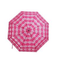 China Compact Lightweight Auto Open Travel Umbrella With Durable Metal Shaft for sale