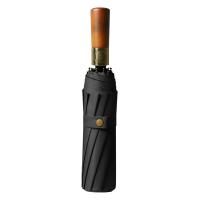 China Windproof 10-Ribbed Metal Shaft Automatic Open / Close Travel Umbrella for sale