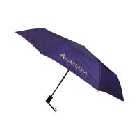 China Automatic Windproof Travel Umbrella With Custom Logo Bright Digital Printing Custpomized for sale