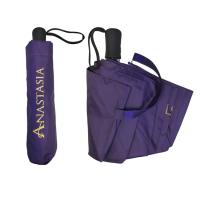 China Automatic Windproof Travel Umbrella With Custom Logo Bright Digital Printing Custpomized for sale