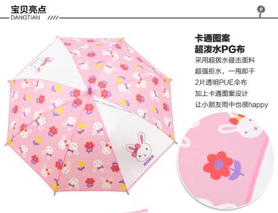 China Kids Friendly POE Umbrella 18 Inches with Personalized Package for sale