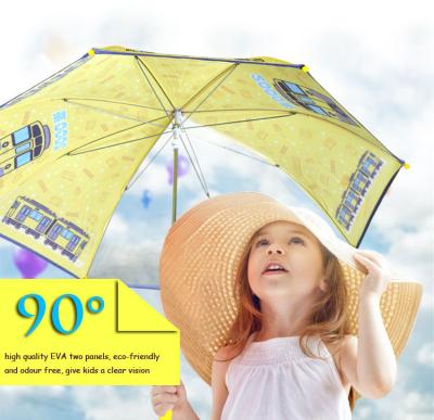 China EVA Kids Umbrella 21 Inch Reflective Strips Eco Friendly Odour Free Chrome Steel Frame for sale