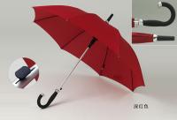 China Custom Logo 23 Inch Auto Open Waterproof Polyester Golf Umbrella with Aluminum Shaft for sale