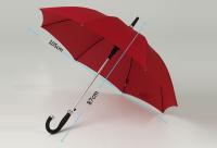 China Custom Logo 23 Inch Auto Open Waterproof Polyester Golf Umbrella with Aluminum Shaft for sale