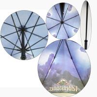 China Customized Fiberglass Frame Personalized Digtal-printing Golf Umbrellas 30 Inches for sale