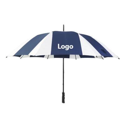 China Polyester / Pongee Fabric Corporate Branded Golf Umbrellas With Plastic Handle for sale