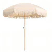China 42 Inch UPF 50+ UV Beach Umbrella with Auto Open/Close - 210T Oxford Cloth Silver Coating for sale