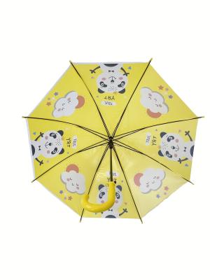 China 2025 OEM 19 Inch Dome Children Umbrella Auto Open POE PVC Super Waterproof Cartoon Design for sale
