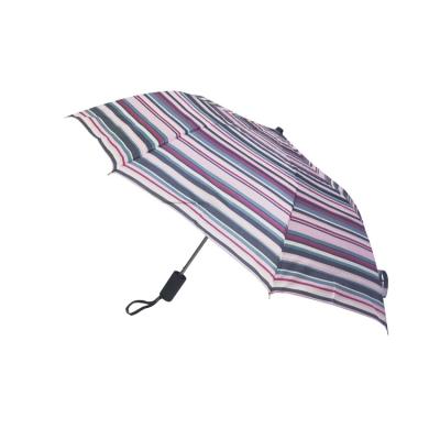 China Automatic Foldable Umbrella 23 Inch 8 Ribs Metal Frame Pongee Custom Color for sale