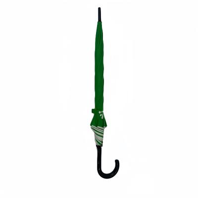 China 23 Inch Straight Umbrella 190T Pongee Fabric Metal Fiberglass Frame Auto Open for sale