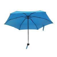 China Foldable Umbrella 19 Inch 5 Folds Manual Open Metal Frame Pongee Custom Color for sale