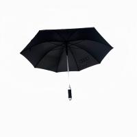 China 23 Inch 190T Pongee Auto Open Golf Umbrella with Fiberglass Frame and EVA Handle for sale