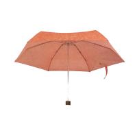 China 19 Inch 5 Fold Manual Umbrella with 6 Ribs Metal Frame Pongee Fabric for sale
