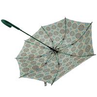 China Windproof Straight Umbrella 23 Inch Auto Open Manual Close 190T Pongee Rubberized Handle 8 Ribs Fiberglass Shaft for sale