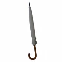 China 23 Inch Windproof Wooden Handle Umbrella 190T Pongee Fabric 24 Ribs 104cm Open Diameter for sale