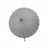China 23 Inch Windproof Wooden Handle Umbrella 190T Pongee Fabric 24 Ribs 104cm Open Diameter for sale