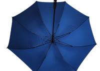 China 190T Pongee Fabric Golf Umbrella 29 Inch Silver Coating Metal Fiberglass Frame Auto Open for sale